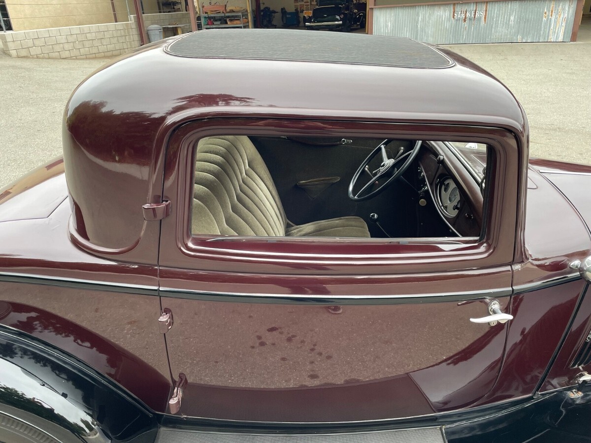 1932 Ford Deluxe 3 Window Coupe patina flathead Hot Rod original 1933 1934 for sale