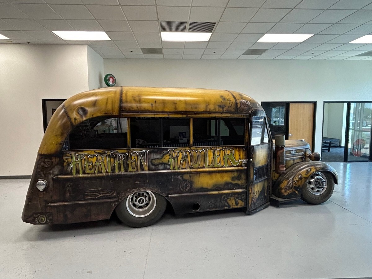 1937 DIESEL RAT ROD SCHOOL BUS for sale