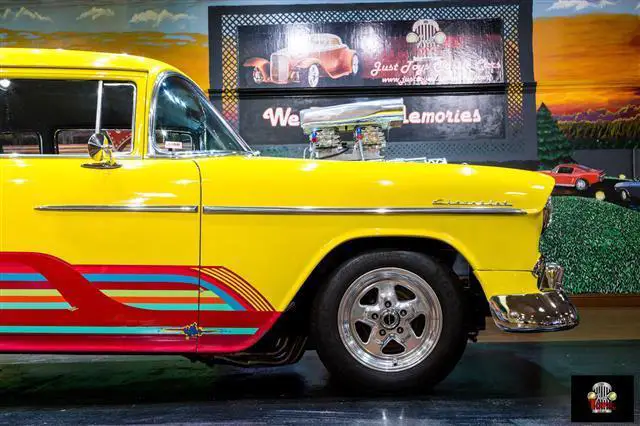1955 Chevrolet Bel Air, Yellow with 1,510 Miles available now! for sale