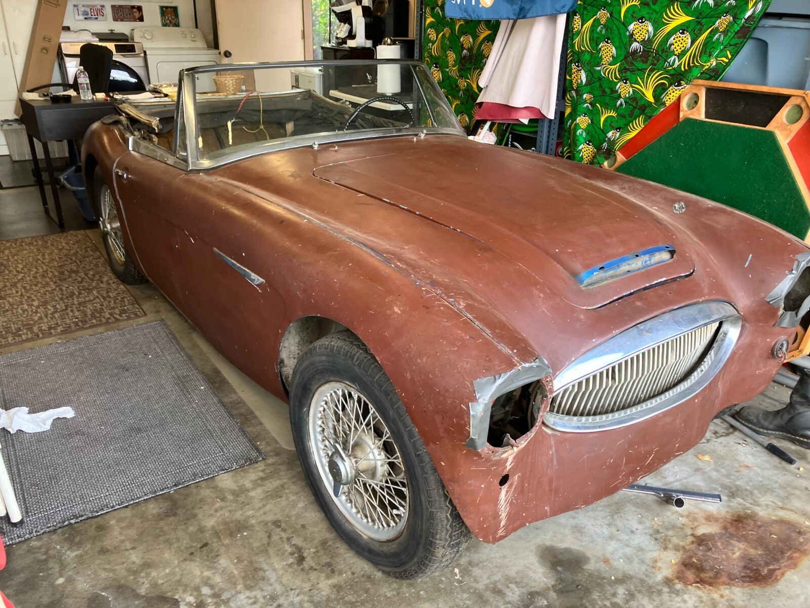 1963 Austin Healey 3000 MK II Convertible – 95% Complete – No Rust ...