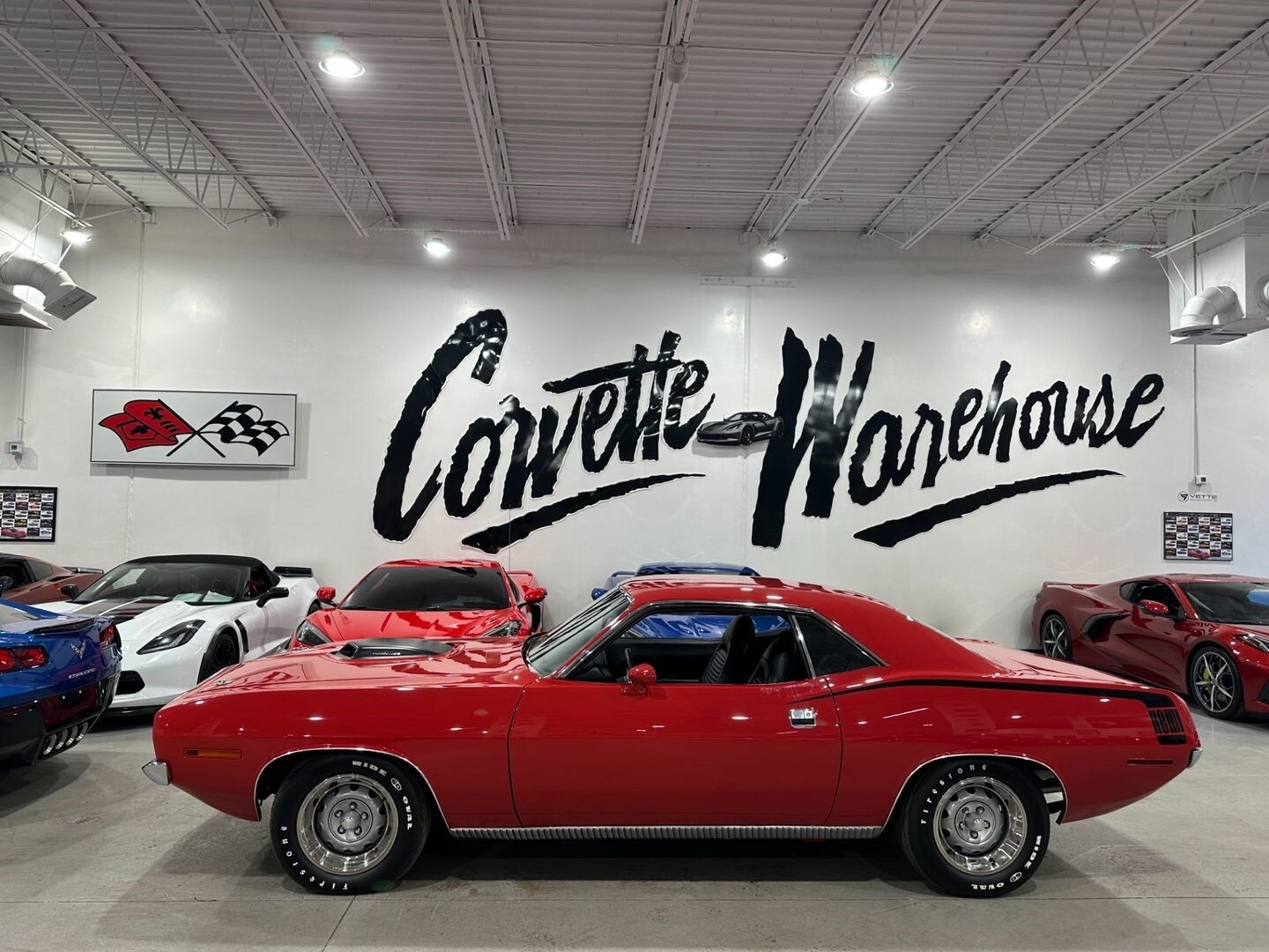 1970 Plymouth HEMI CUDA 426 Hemi/465HP, 4-Spd Pistol, Shaker, Rotisserie Red Cou for sale