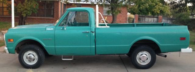1972 Chevrolet C/K-10 4WDAuto Truck 350 ALL Orig 518medium green paint ...