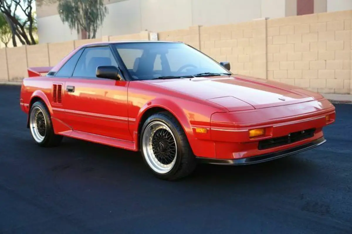 1986 Toyota MR2, Red with 73697 Miles available now! for sale