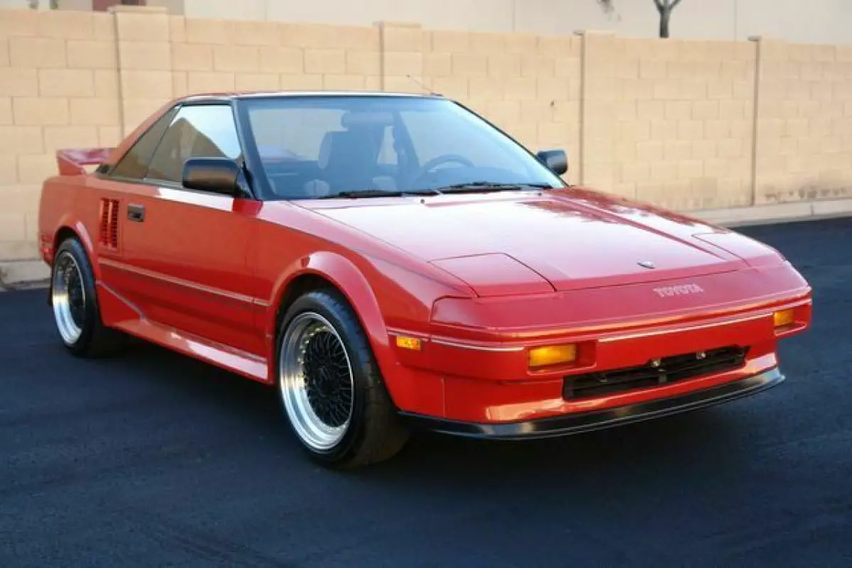 1986 Toyota MR2, Red with 73697 Miles available now! for sale