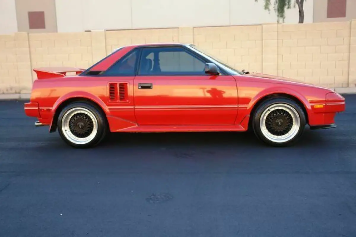 1986 Toyota MR2, Red with 73697 Miles available now! for sale