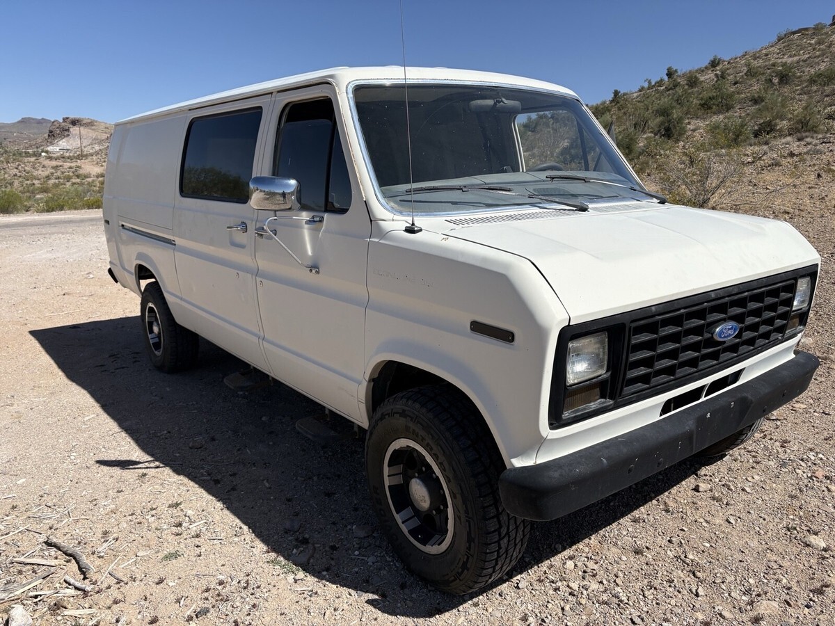 1987 Ford Econoline Van White for sale