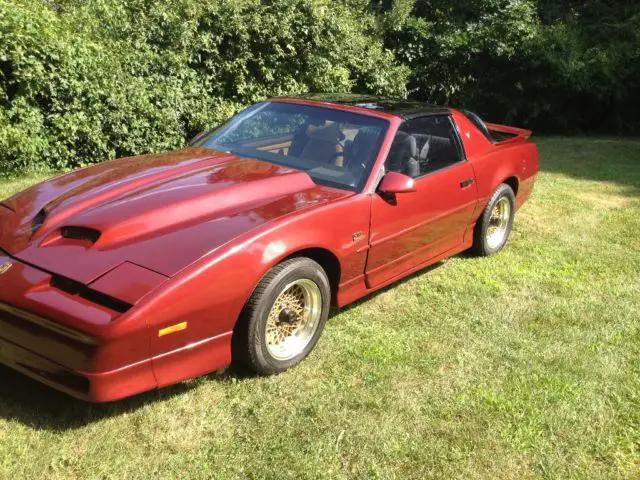 1987 Pontiac Trans Am GTA Ram Air Gold and Deep Red for sale
