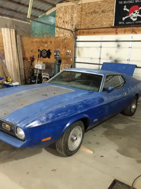 72 mustang, fastback, four speed for sale