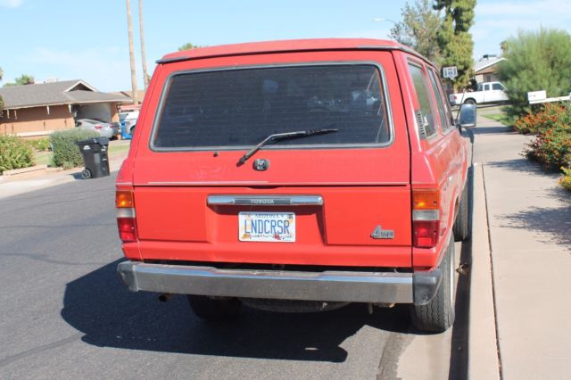 fj60 ,1988, Landcruiser, red, 4x4, rear hatch for sale