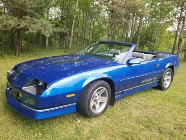 iroc z convertible with 56,000 original miles for sale