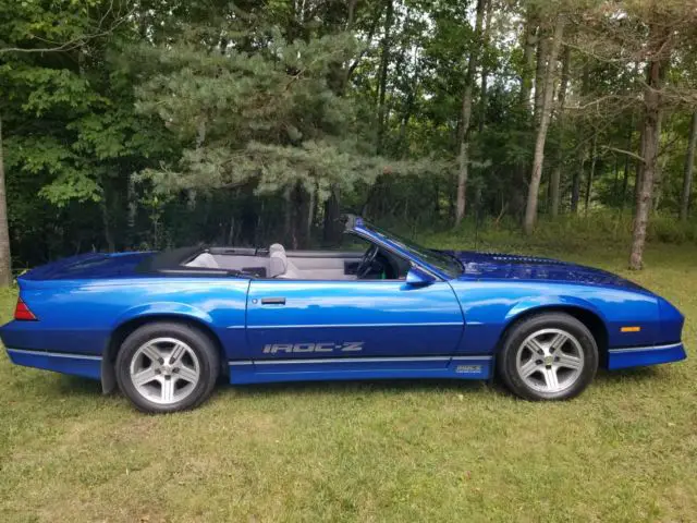 iroc z convertible with 56,000 original miles for sale