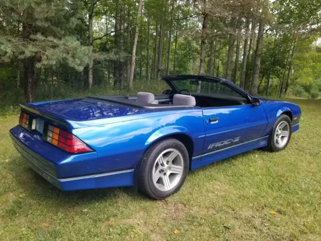 iroc z convertible with 56,000 original miles for sale