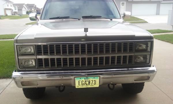 Nice 82 chevy k10 4x4 swb for sale
