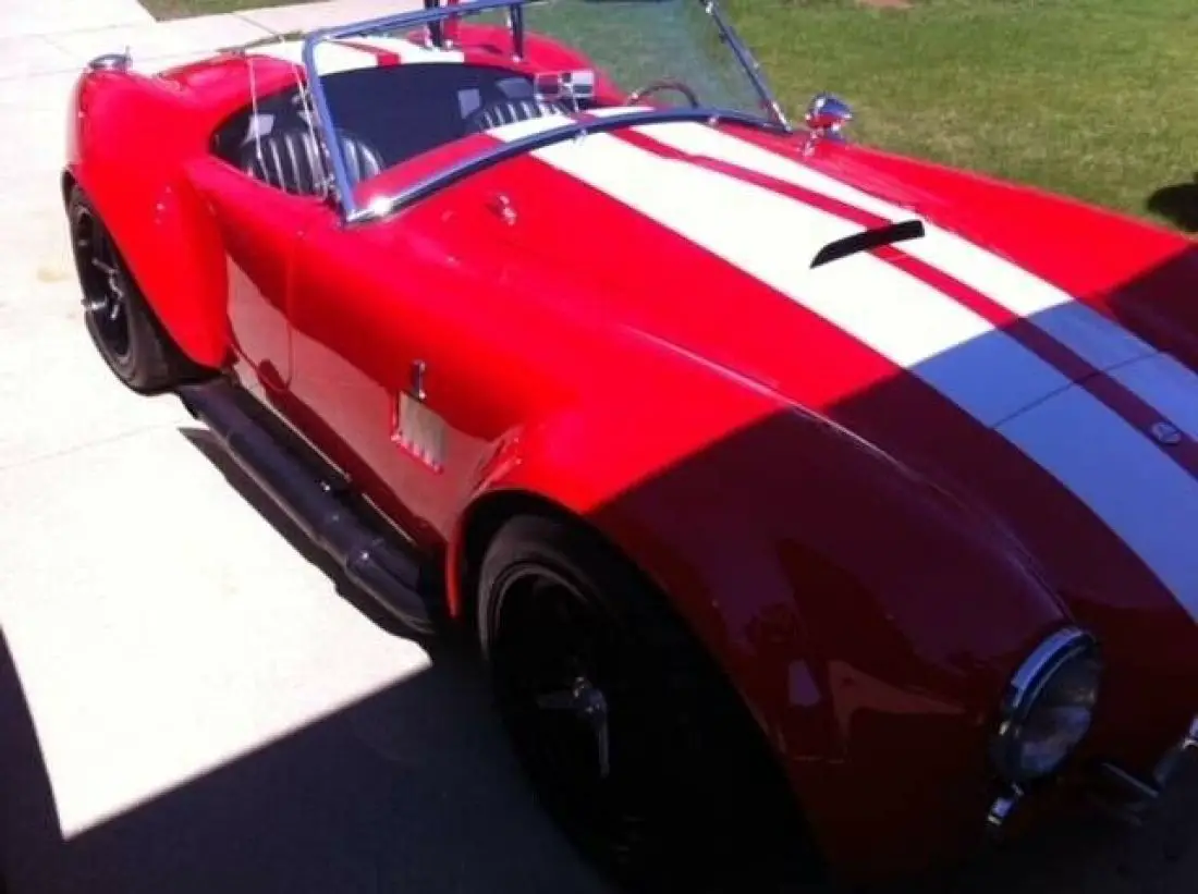 Red Ford Cobra with 3,600 Miles available now! for sale