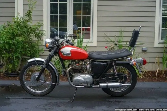 Vermilion Triumph Daytona at AlphaCars & Ural of New England for sale